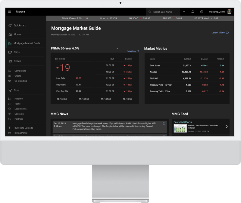 Tabrasa One Mortgage Marketing Platform